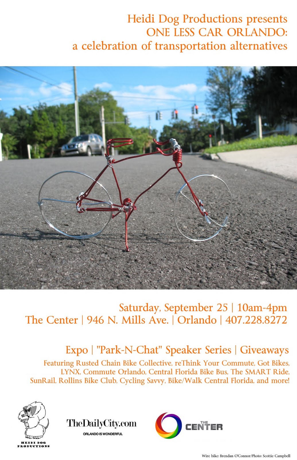 Retro City Cycles: One Less Car Orlando - Saturday 9/25